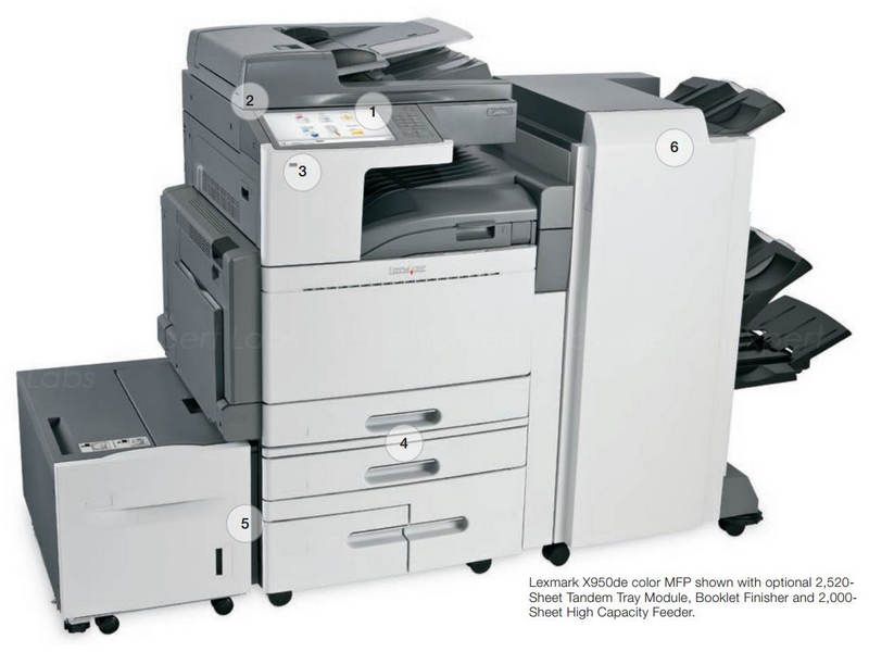 Lexmark X950dhe | Imprimantes