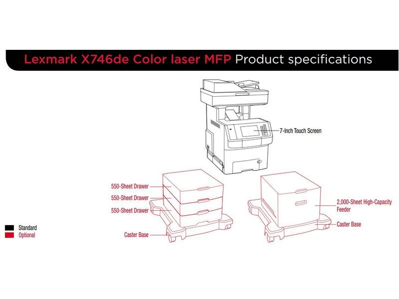 Lexmark X748de | Imprimantes