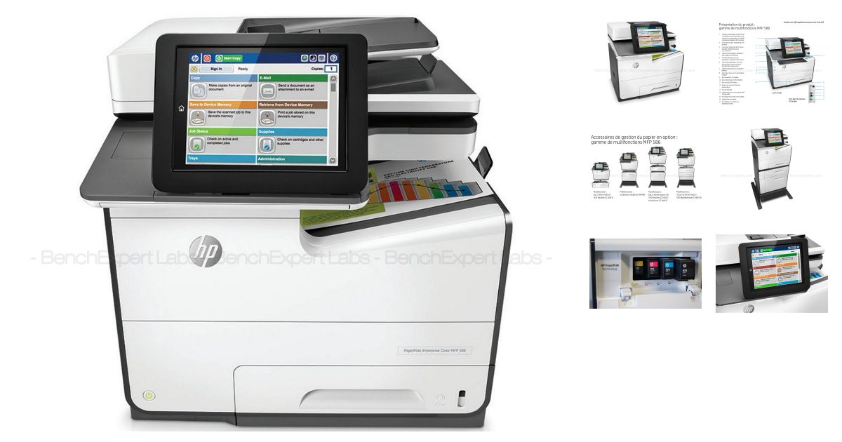 HP PageWide Managed Color MFP E58650dn | Imprimantes