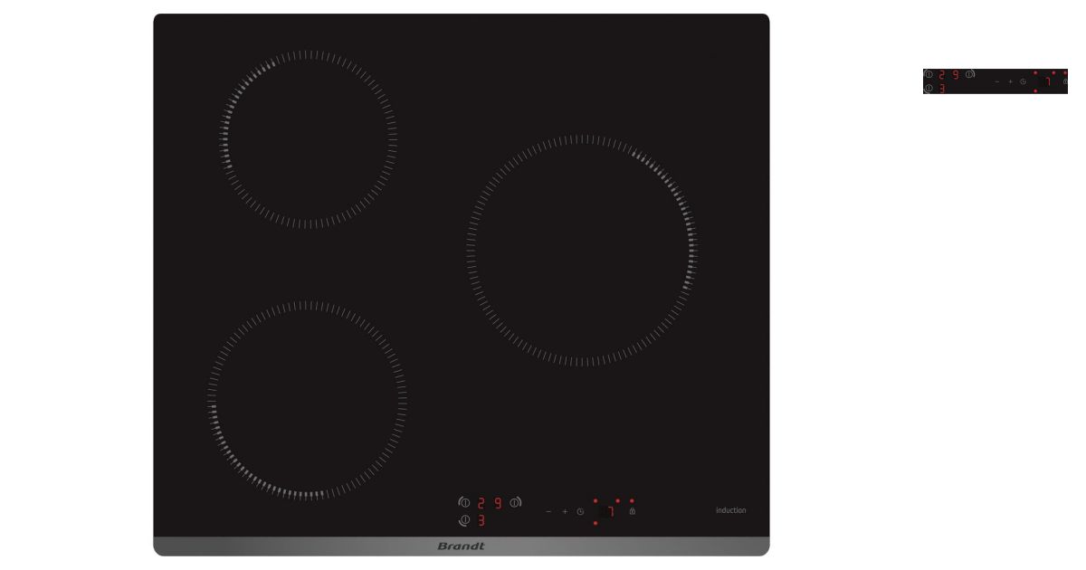BRANDT BPI6312B | Plaques de cuisson