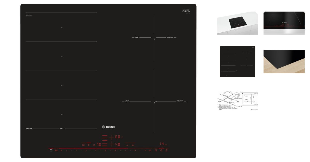 BOSCH PXE601DC1E | Plaques de cuisson